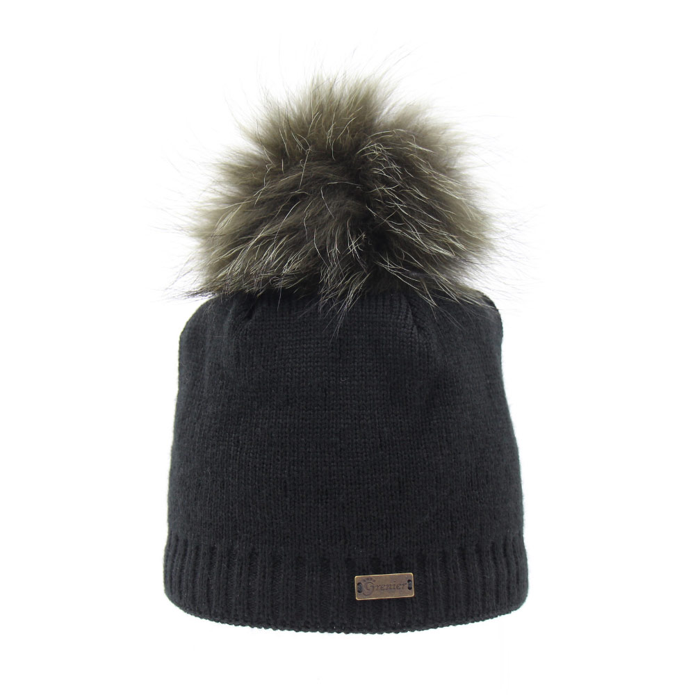 Tuque enfant d'hiver à pompon | Fourrures Grenier